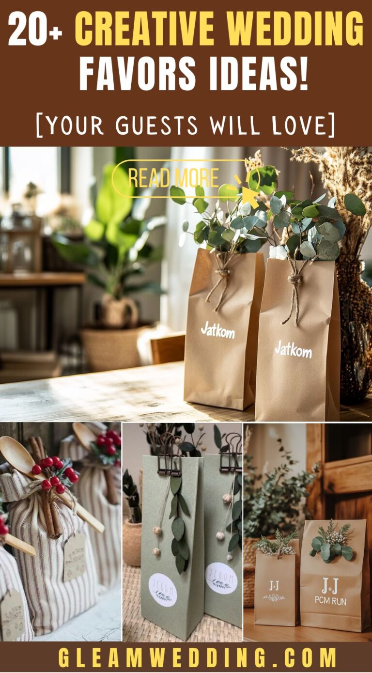 20+ Creative Wedding Favors Your Guests Will Love