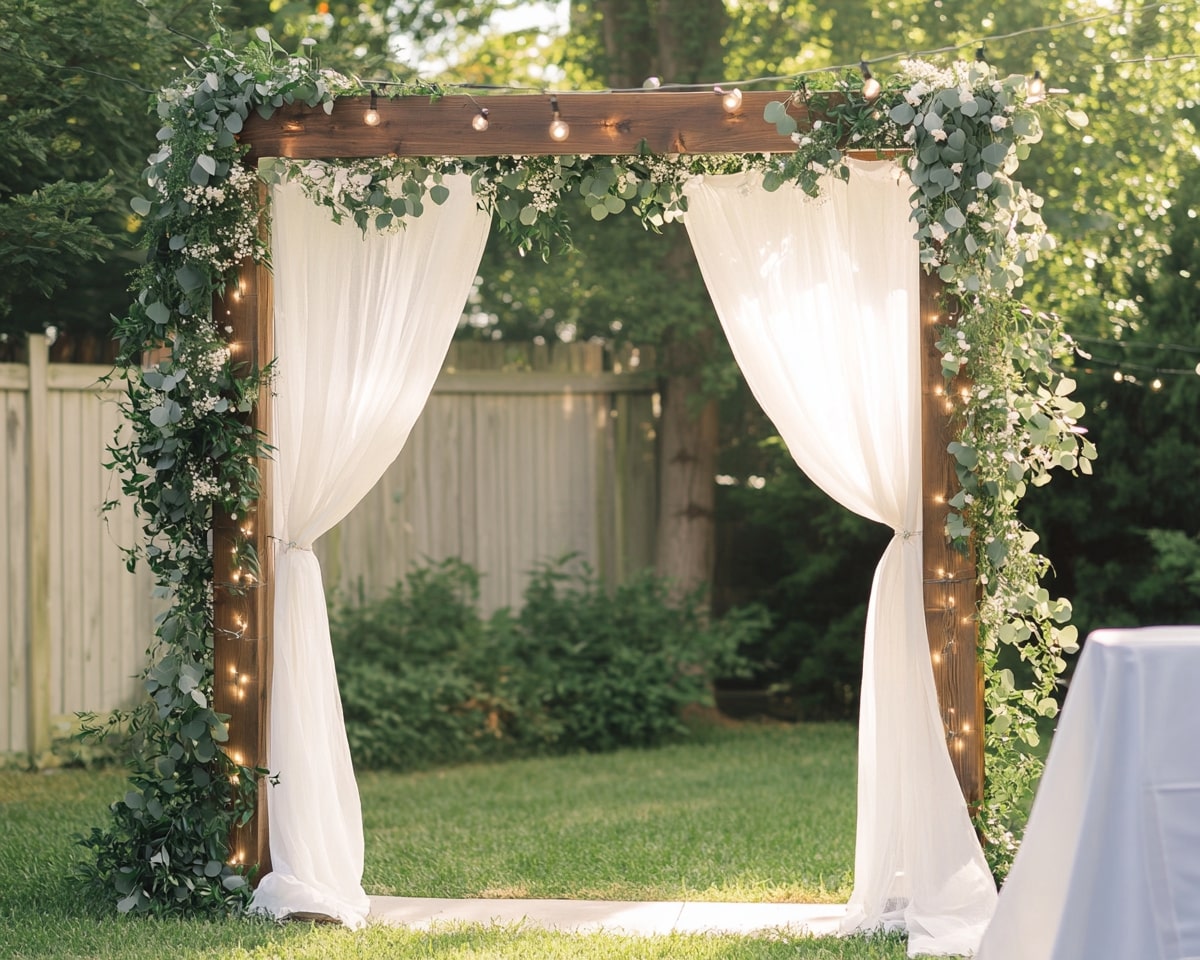 20 Rustic Wedding Backdrop Ideas!