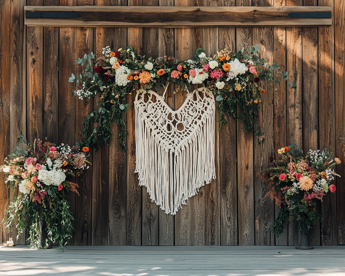 20 Rustic Wedding Backdrop Ideas!